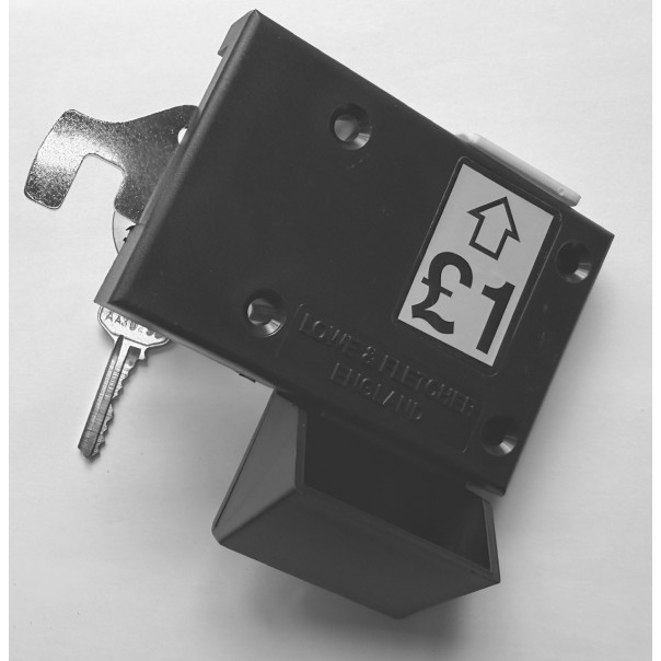 £1 Coin Locker Lock 2764 (left or right hand)